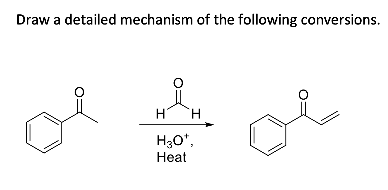 Solved Give a detailed mechanism for the following | Chegg.com