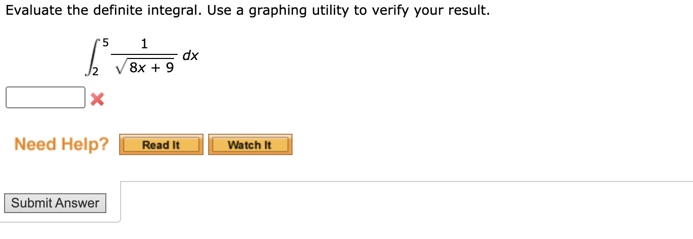 Solved Evaluate the definite integral. Use a graphing | Chegg.com