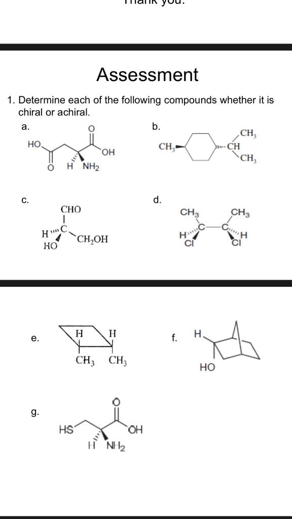 Solved Assessment 1. Determine each of the following | Chegg.com
