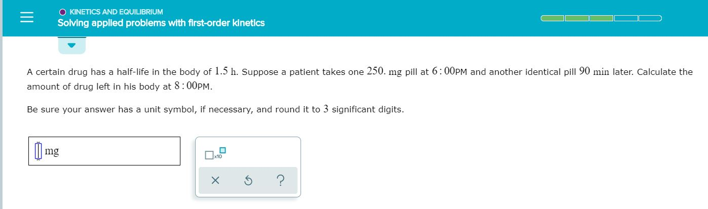 Solved O KINETICS AND EQUILIBRIUM Solving applied problems | Chegg.com
