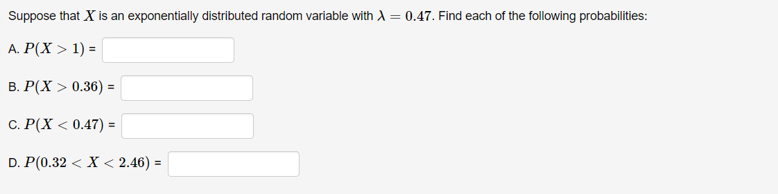 Solved Suppose that X is an exponentially distributed | Chegg.com