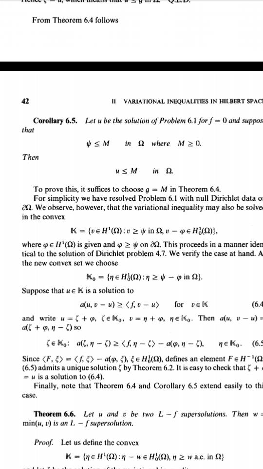 Solved From Theorem 6 4 Follows 42 Ii Variational