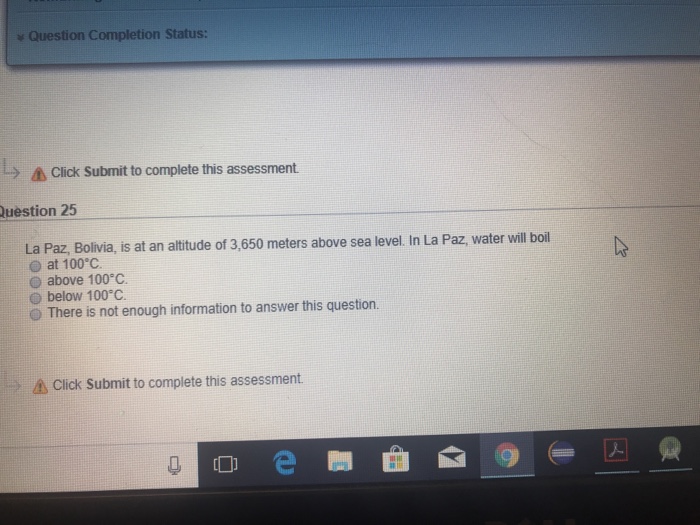 Solved Question Completion Status: > Click Submit to | Chegg.com