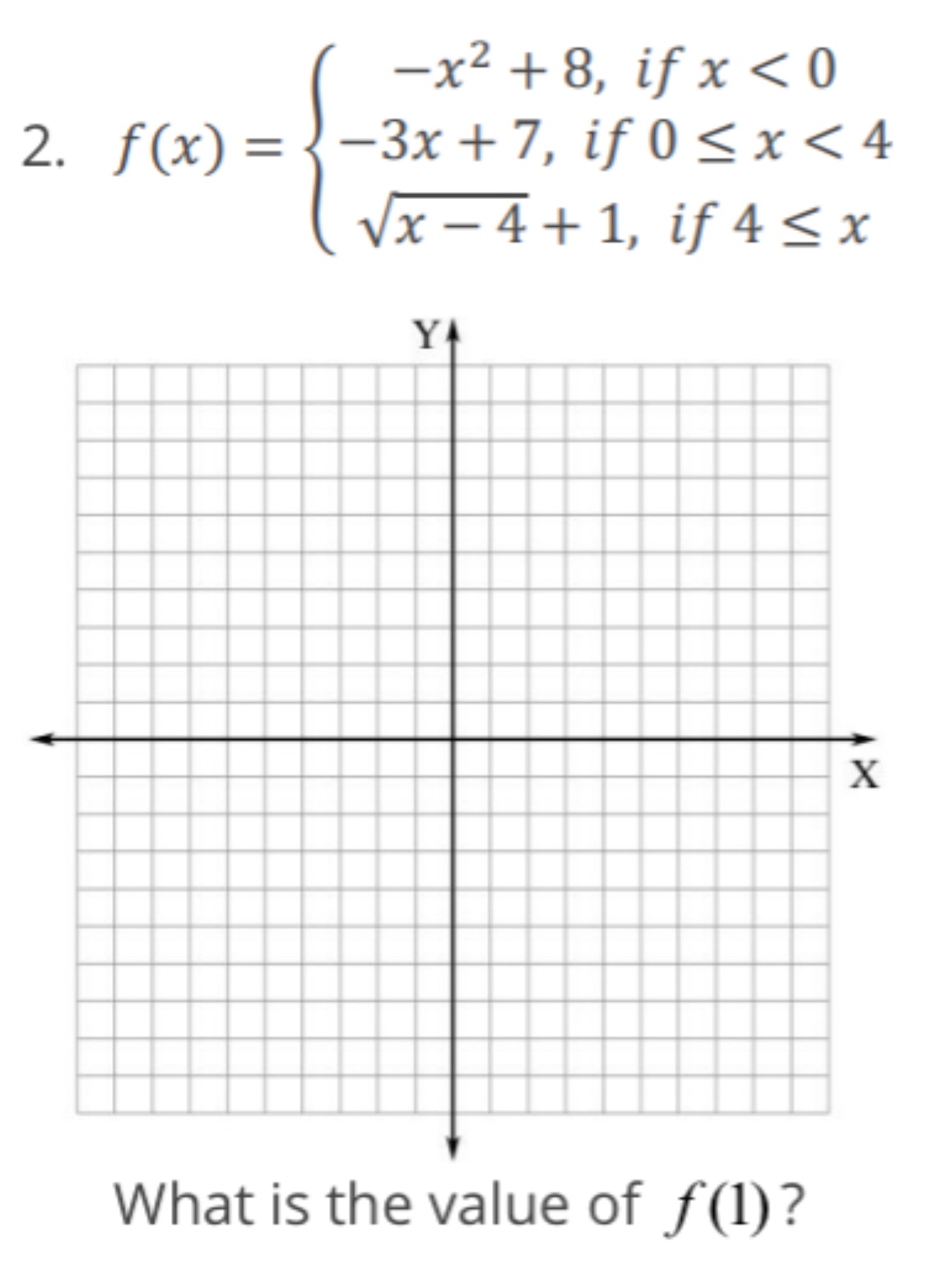 Solved Sketch a graph of the following piecewise functions. | Chegg.com