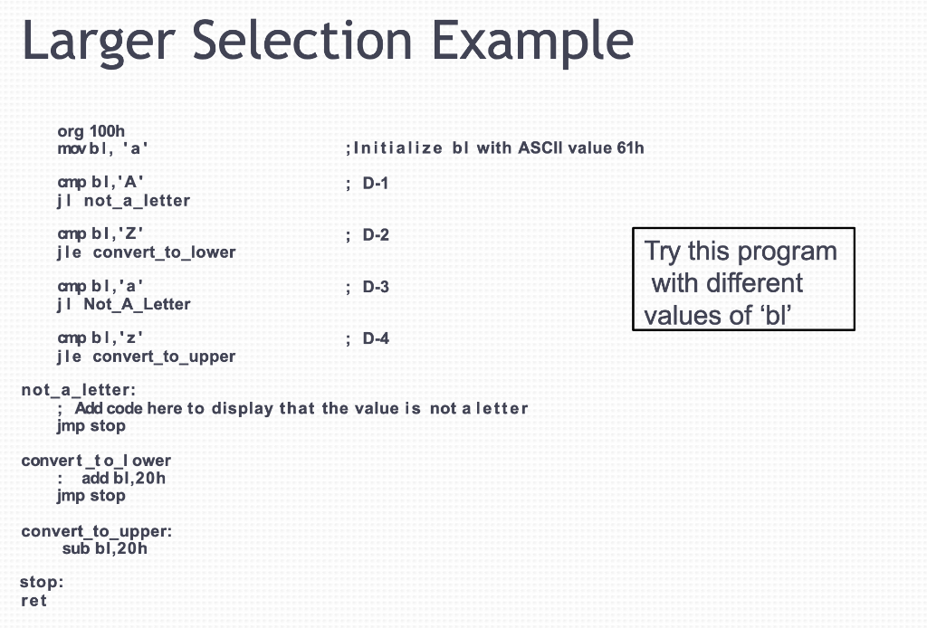 Solved Exercise 1 - Console Output Update the “Larger | Chegg.com