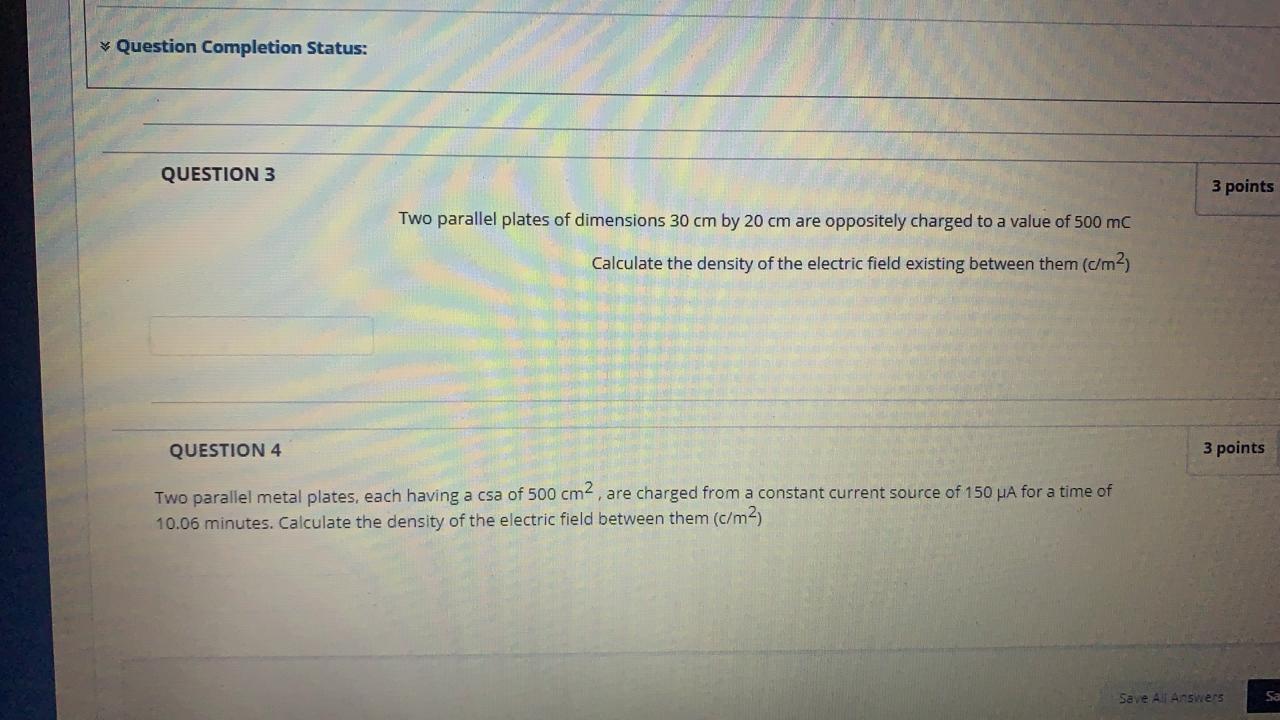 Solved Question Completion Status: 3 points Save Answ | Chegg.com
