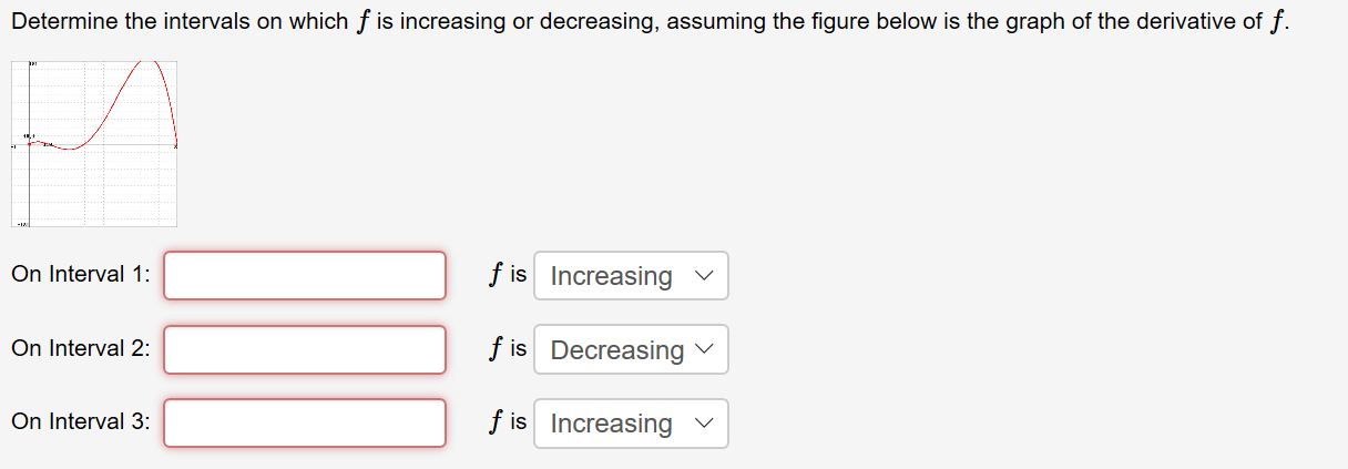 Solved Determine the intervals on which f is increasing or | Chegg.com