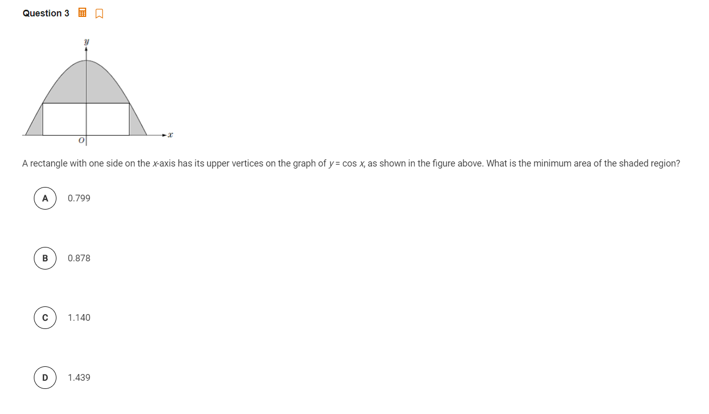 Solved Question 3 A rectangle with one side on the x-axis | Chegg.com