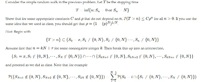 Consider the simple random walk in the previous | Chegg.com