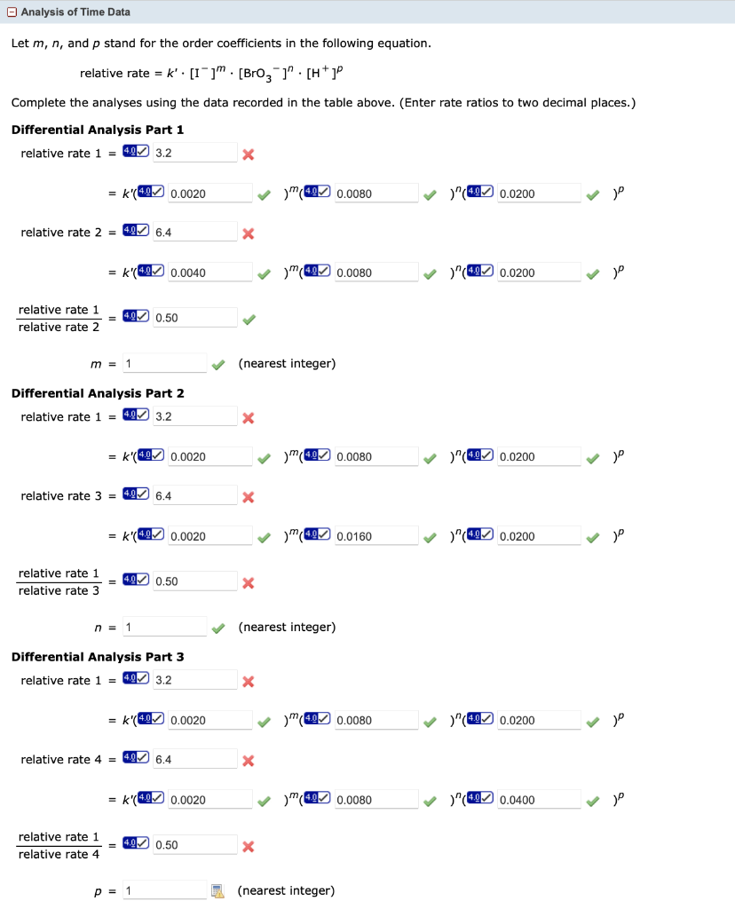 Need help on why my answers are wrong and what I need | Chegg.com