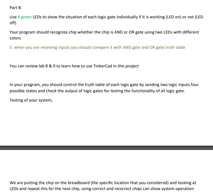 IC Tester project In our lab, we are using some TTL | Chegg.com