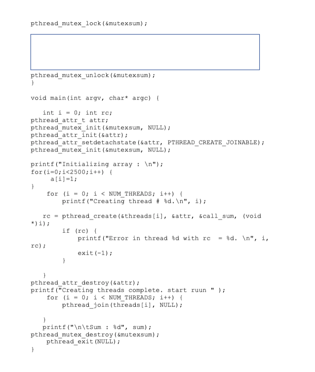 Solved Problem 2- We are given a program that sums the | Chegg.com