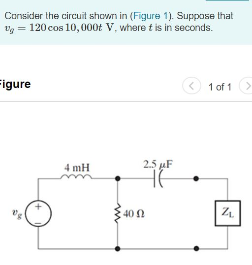 Solved a) Determine the load impedance for the circuit that | Chegg.com