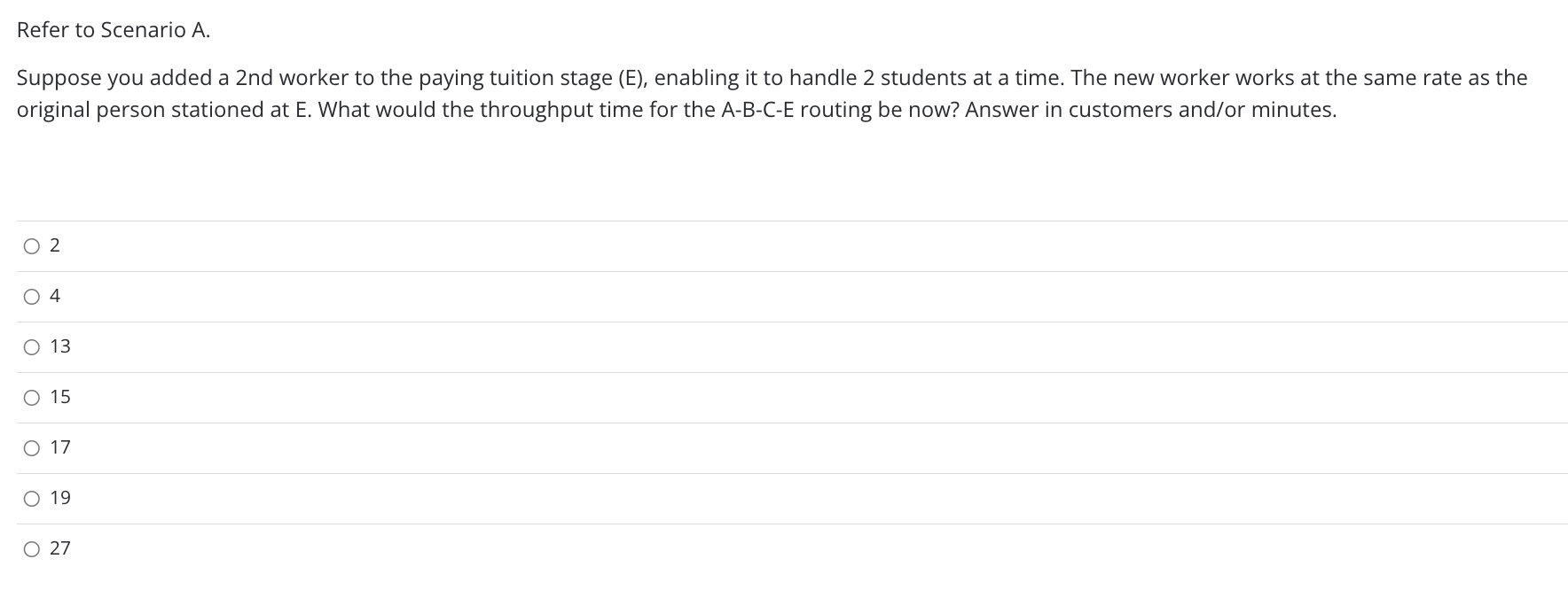 Scenario A: The figure below shows the process for | Chegg.com