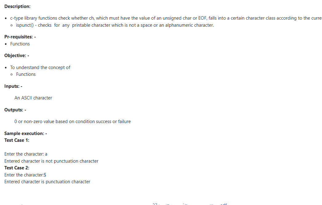 Solved Write a program to implement your own ispunct() | Chegg.com