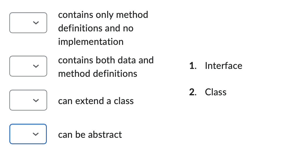 Solved Match the definitions with the labels: | Chegg.com
