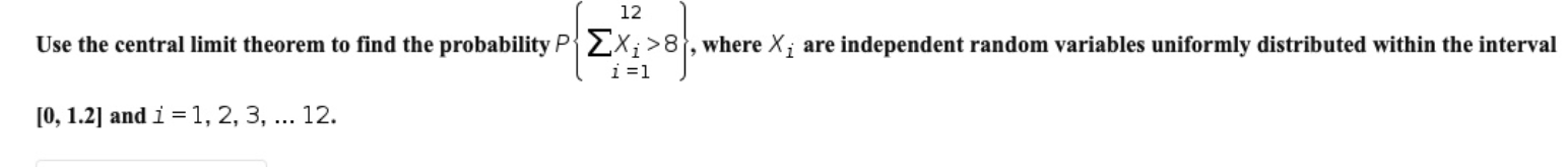 Solved Use the central limit theorem to find the probability | Chegg.com