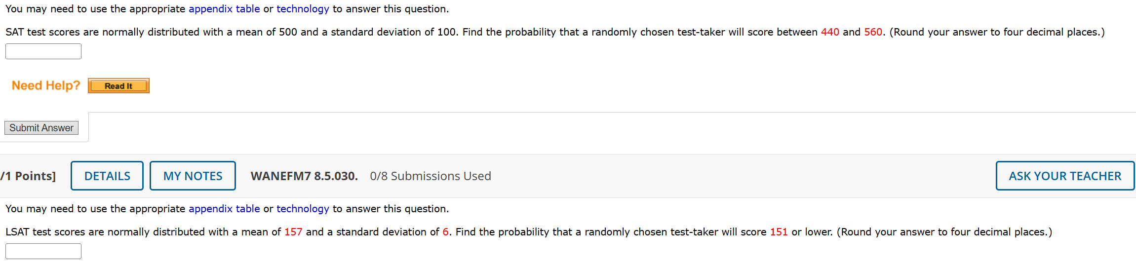 Solved You may need to use the appropriate appendix table or | Chegg.com