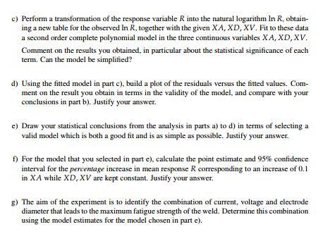 Solved 1) A= electrical current intensity (Ampere) 2) V= | Chegg.com