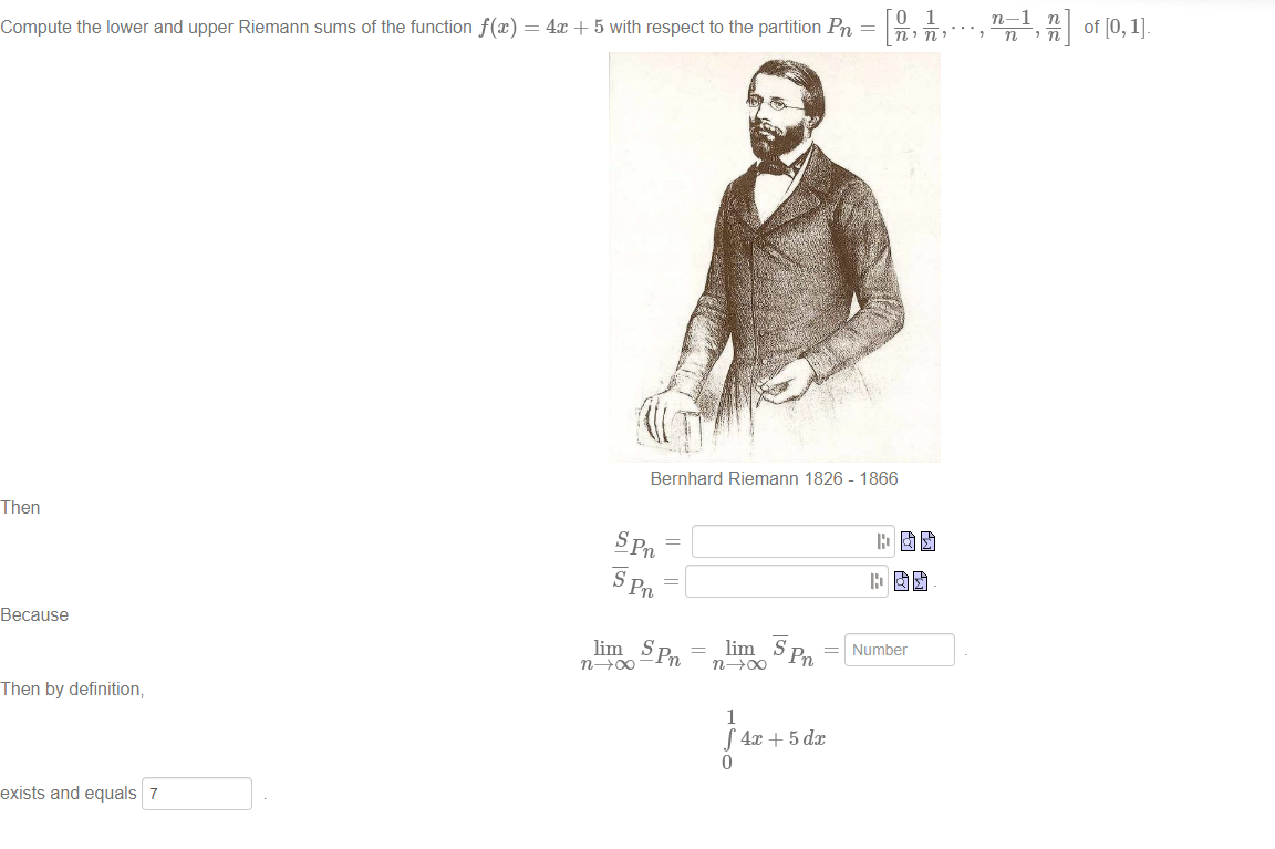 Solved Compute the lower and upper Riemann sums of the | Chegg.com