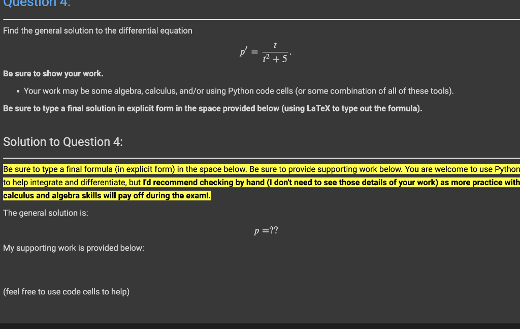 Solved Find the general solution to the differential | Chegg.com