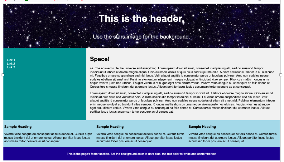 Solved Modify this HTML code so the final result can look | Chegg.com