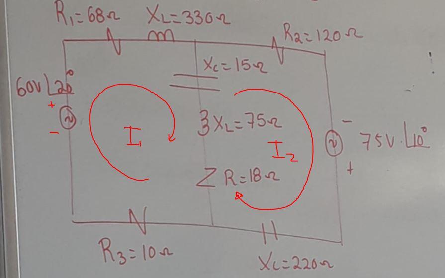 Solved Calculate the current I1 and I2 of the circuit | Chegg.com