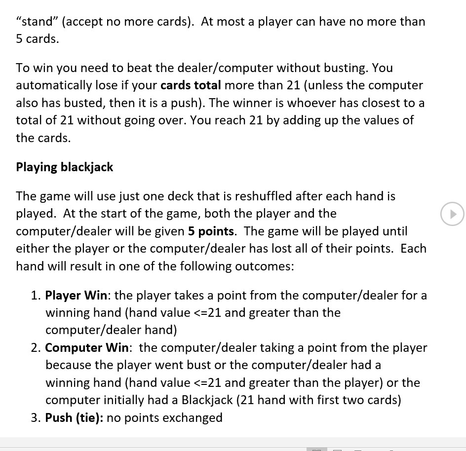 Need more than one java class.(EXAMPLE: Player class, | Chegg.com