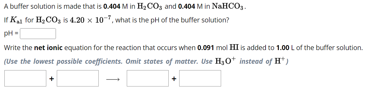 Solved A buffer solution contains 0.296M ammonium bromide | Chegg.com