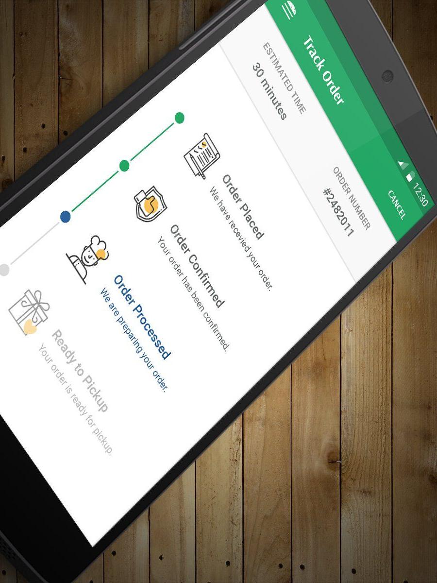 Solved Mobile app: android food delivery & tracker | Chegg.com
