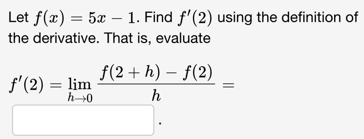 Solved Let f(x)=x2+2(4x2−3)(x2−6) Evaluate f′(x) at the | Chegg.com