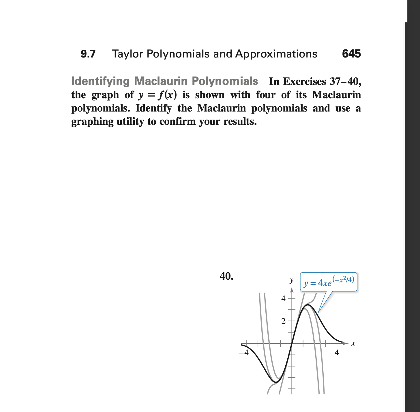 Solved 9.7 Taylor Polynomials and Approximations 645 | Chegg.com
