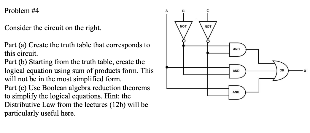 Solved Consider the circuit on the right. Part (a) Create | Chegg.com