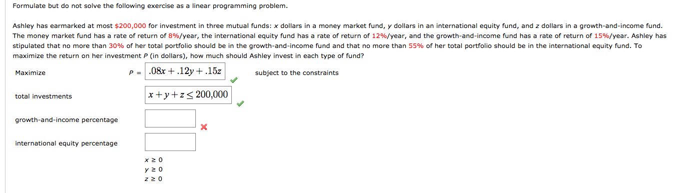 Solved Formulate but do not solve the following exercise as | Chegg.com