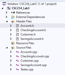 Develop a C++ program to implement online banking | Chegg.com