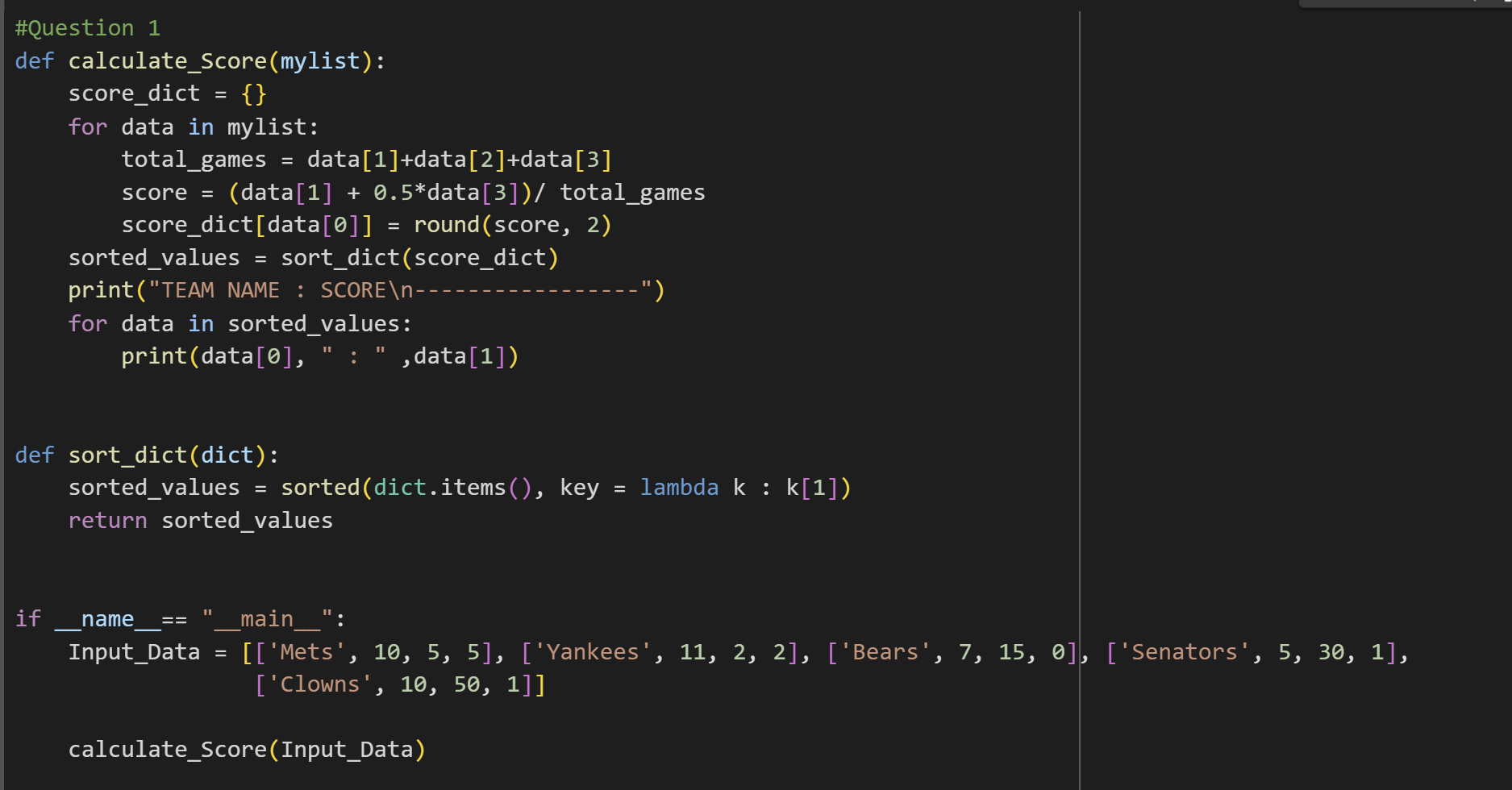 Solved Modify homework 7, question 1 to work with input and | Chegg.com