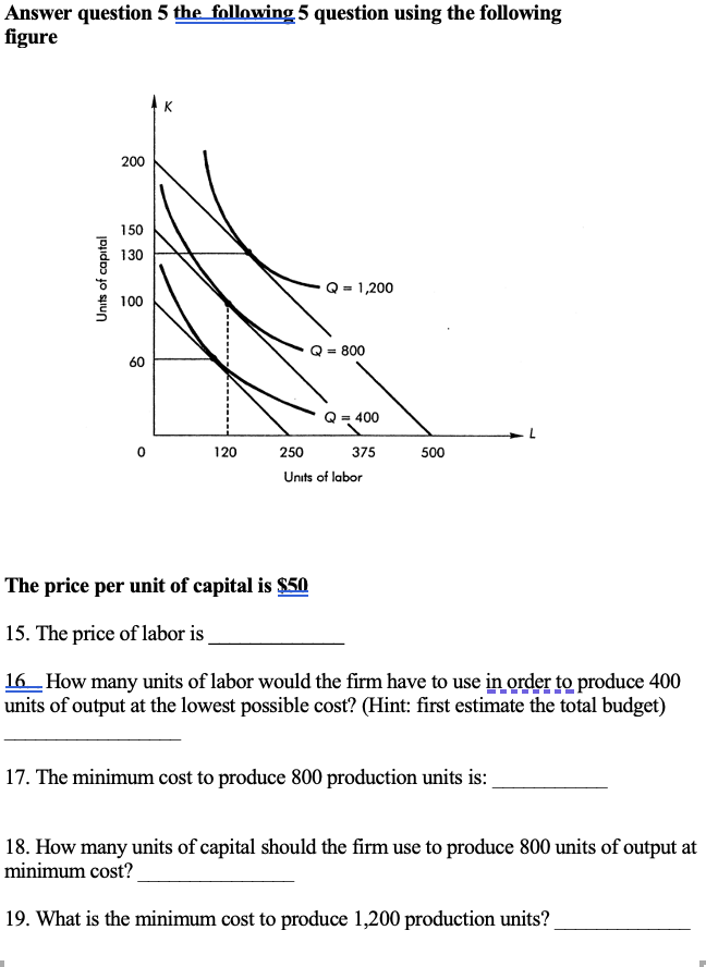 Solved Answer question 5 the following 5 question using the | Chegg.com