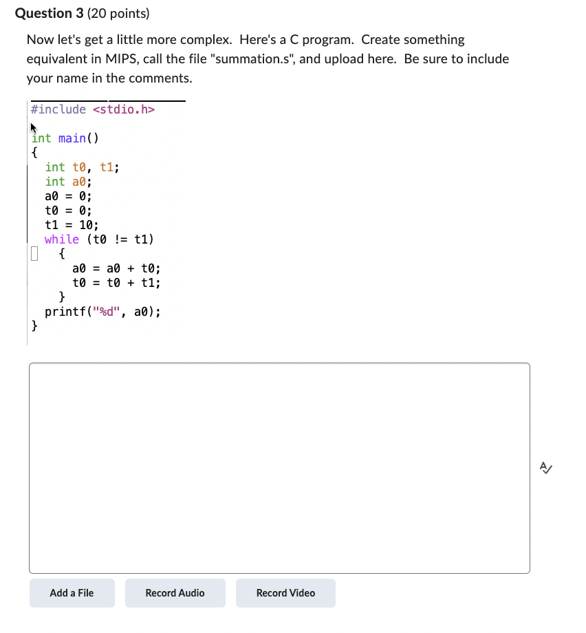 Solved Now let's get a little more complex. Here's a C | Chegg.com