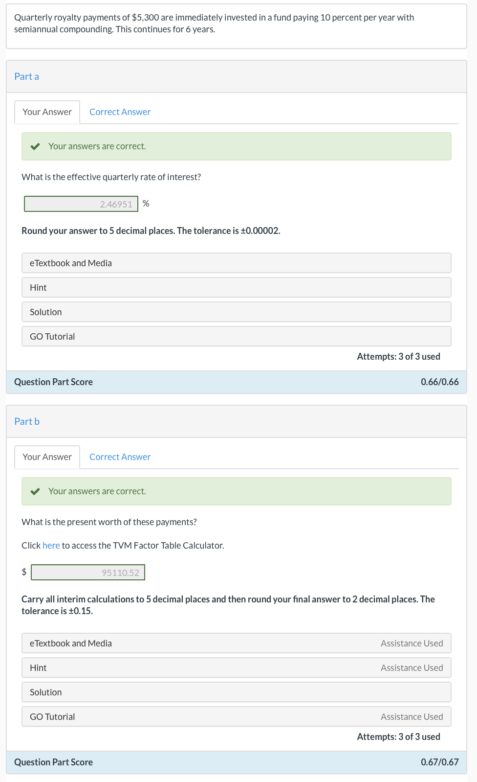 Solved Quarterly royalty payments of $5,300 are immediately | Chegg.com