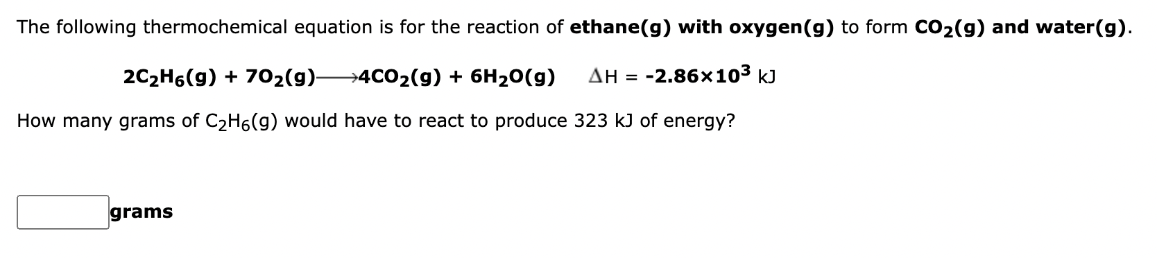 Solved The following thermochemical equation is for the | Chegg.com