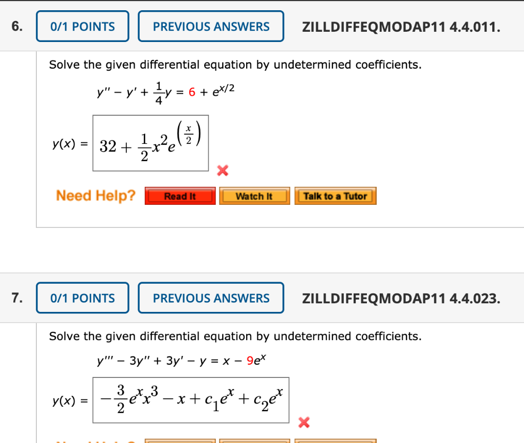 Solved 0/1 POINTS PREVIOUS ANSWERS ZILLDIFFEQMODAP11 | Chegg.com