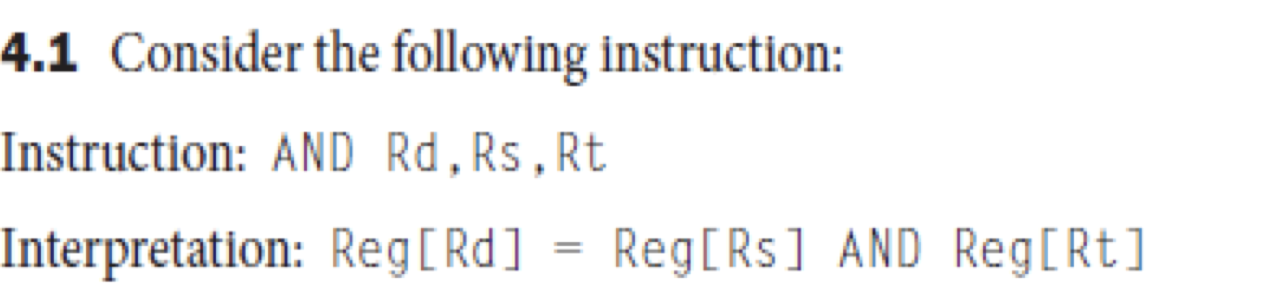 Solved 4.1 Consider the following instruction: Instruction: | Chegg.com Solved 4.1 Consider the following instruction: Instruction: | Chegg.com