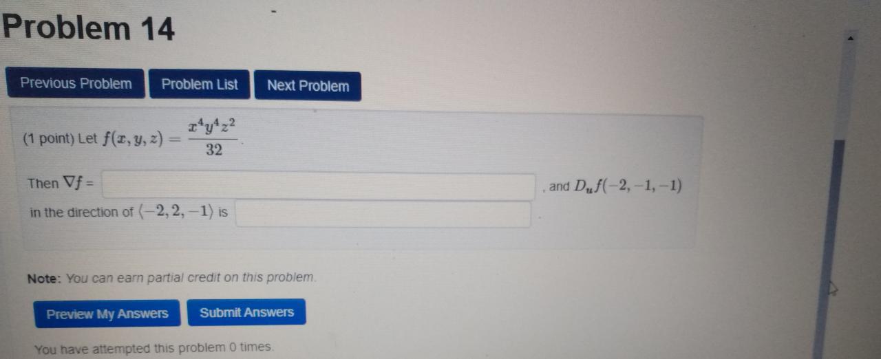 Solved Problem 14 Previous Problem Problem List Next Problem | Chegg.com