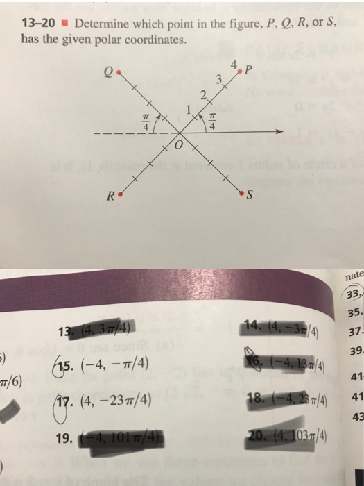 Solved 13-20 Determine which point in the figure, P, Q, R, | Chegg.com