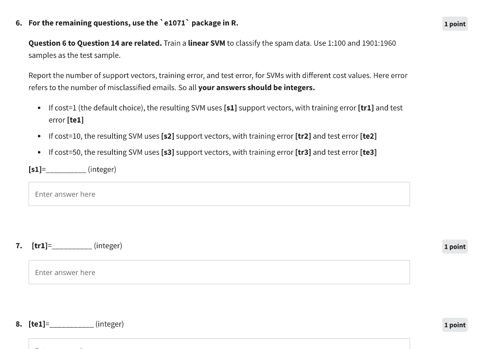 Compute the value of s1, tr1, te1, s2, tr2, te2, s3, | Chegg.com