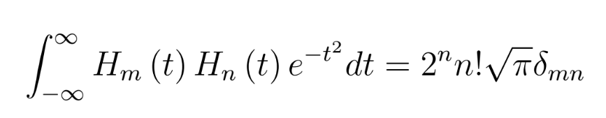 Solved Hermite polynomials Prove the orthogonality of | Chegg.com Solved Hermite polynomials Prove the orthogonality of | Chegg.com