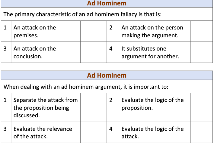 Ad Hominem Advertisements Examples