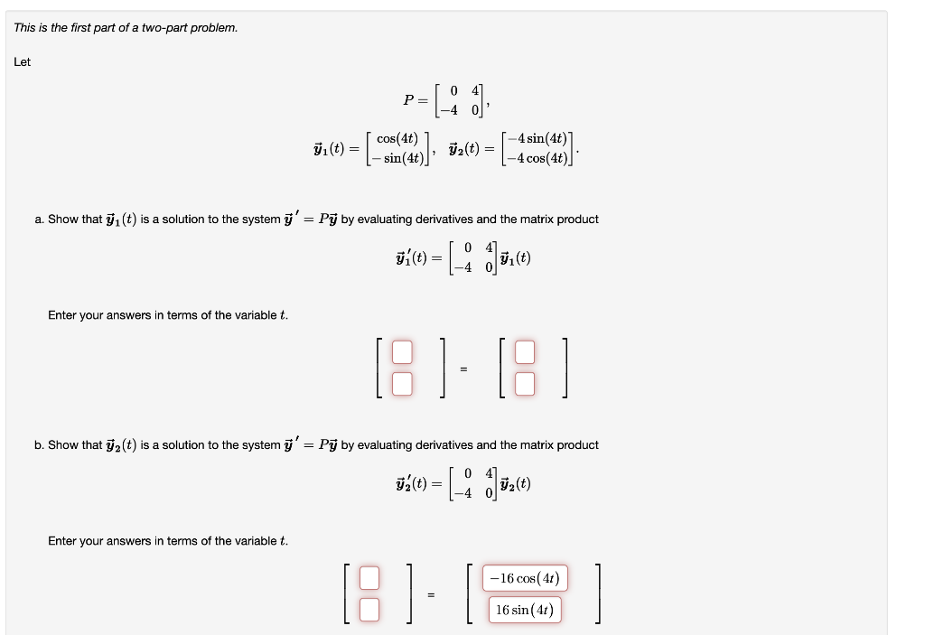 Solved This is the first part of a two-part problem. Let | Chegg.com