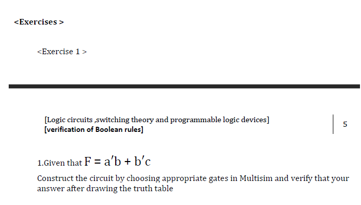Solved Verification of Boolean LAWS Design and implement | Chegg.com