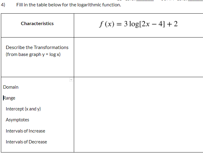 Solved 1) Convert: 54 = 625 a. to logarithmic form. b. log; | Chegg.com